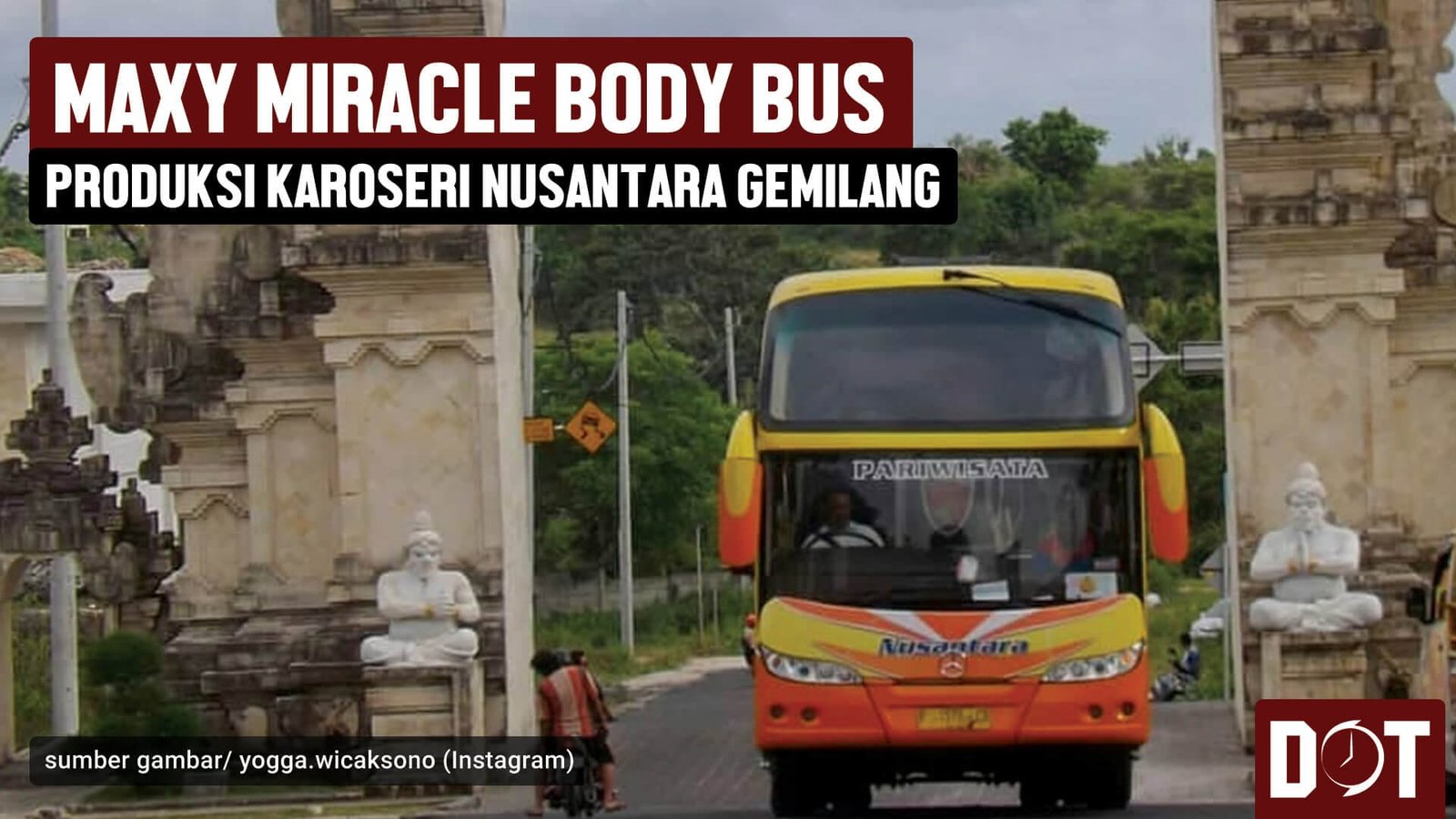 Body Bus Maxy Miracle Produksi Karoseri Nusantara Gemilang