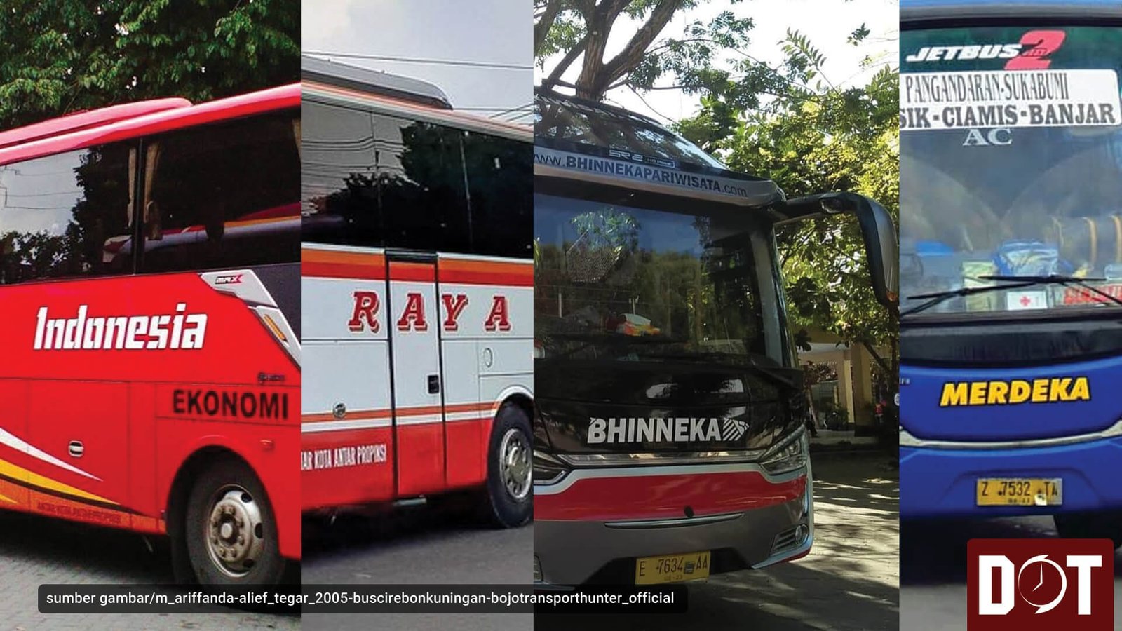 Beberapa Hal Unik Di Balik Nama Perusahaan Otobus Indonesia