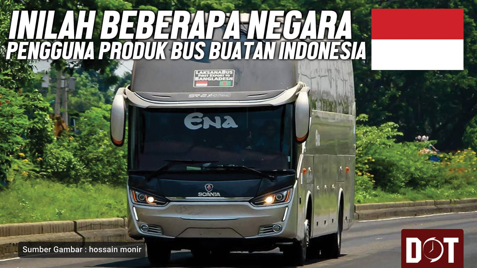 Berikut Beberapa Negara Pengguna Bus Produksi Indonesia