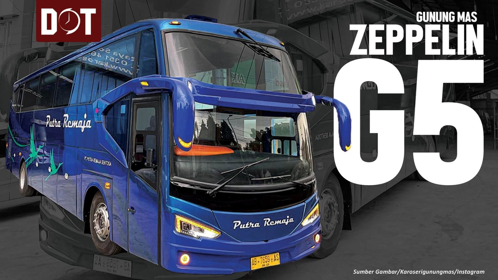 Inilah Perubahan Body Bus Zeppelin G5 Produksi Gunung Mas